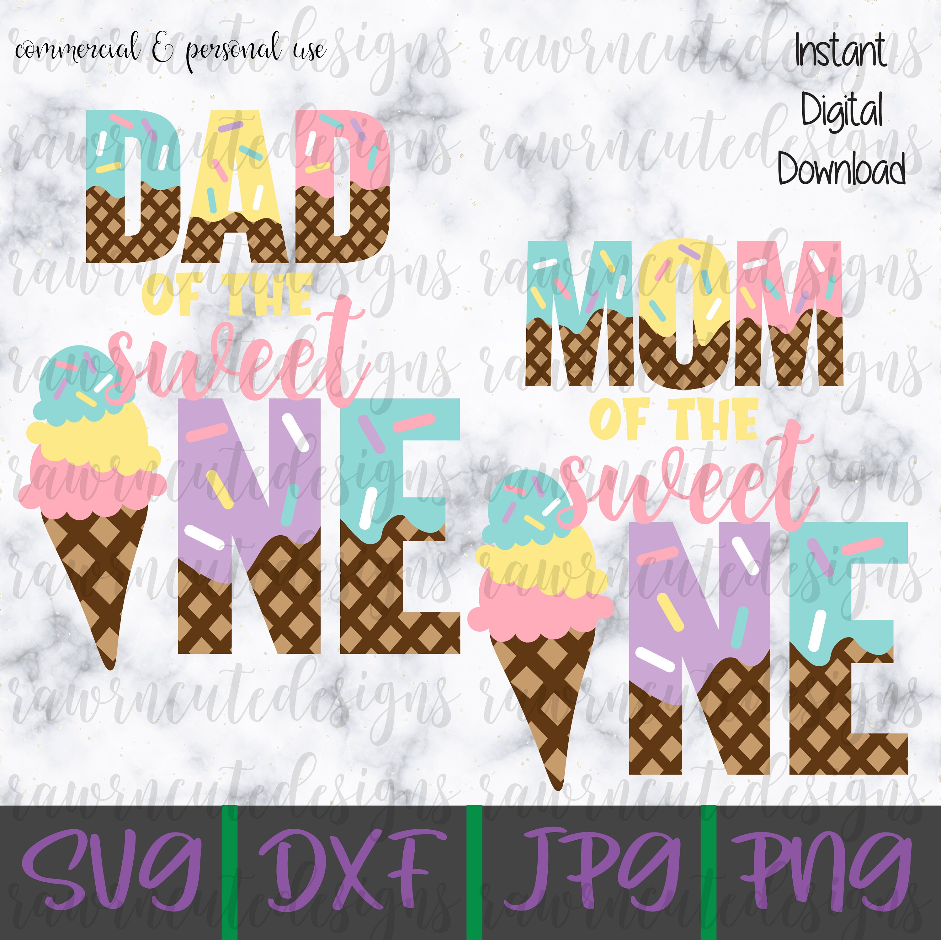 Pastel Mom Dad Sister God Mommy Nana Aunt Uncle and - Etsy