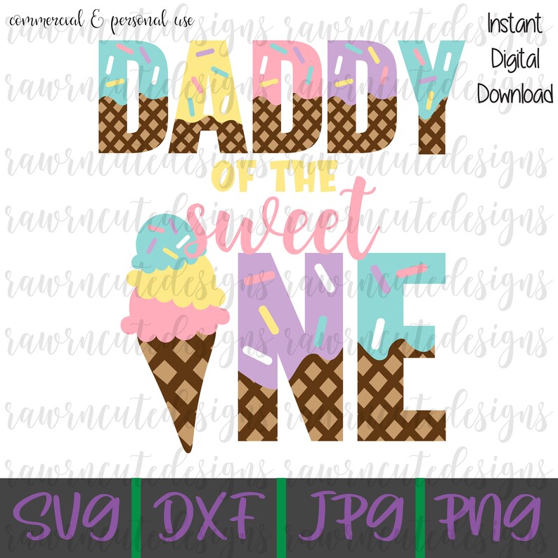Mommy of the Sweet One SVG Daddy of the Sweet One SVG Sweet - Etsy