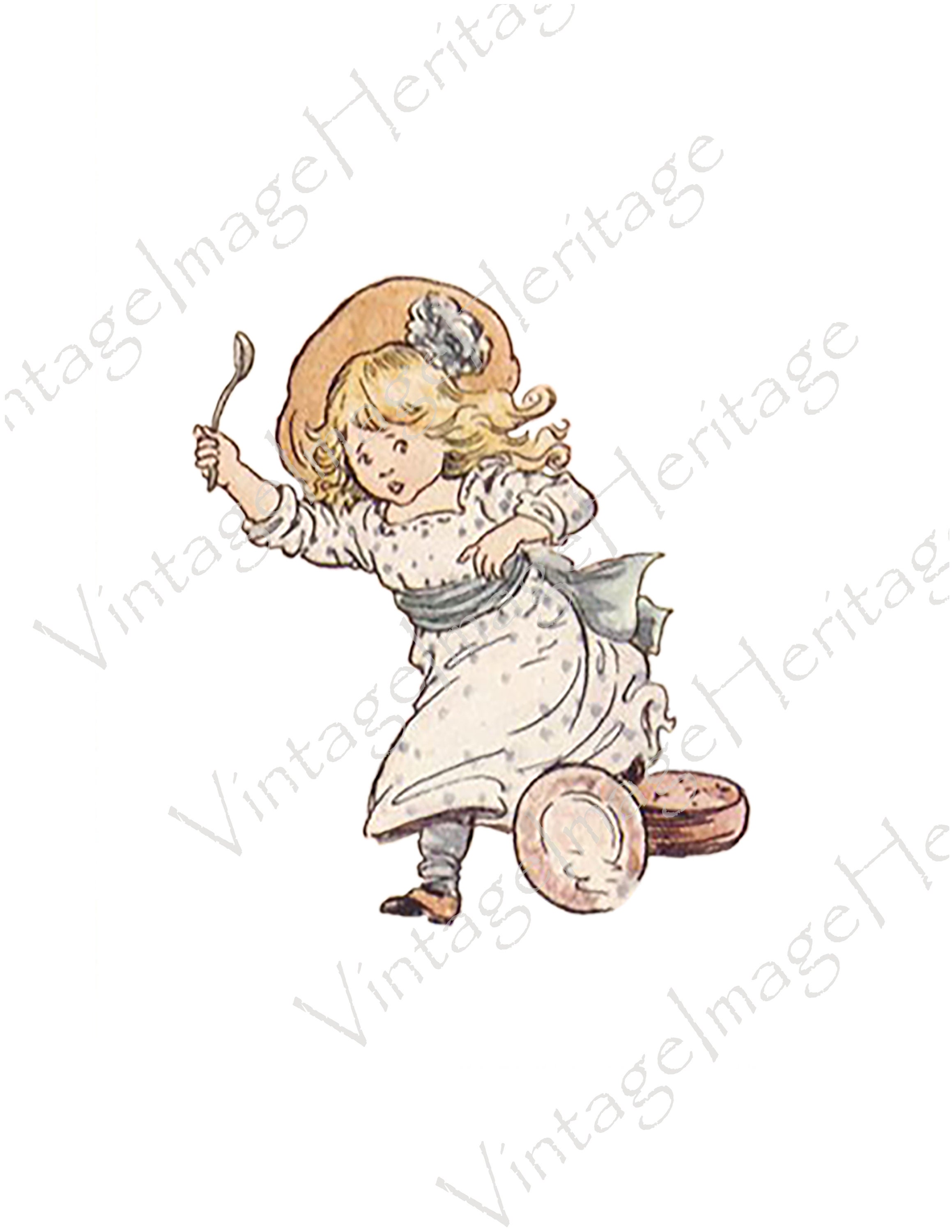 Little Miss Muffet Clipart
