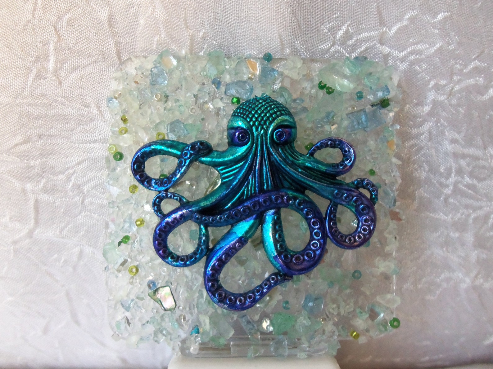 Octopus Night Light, Night Light, Nightlight, Blue Purple Octopus - Etsy