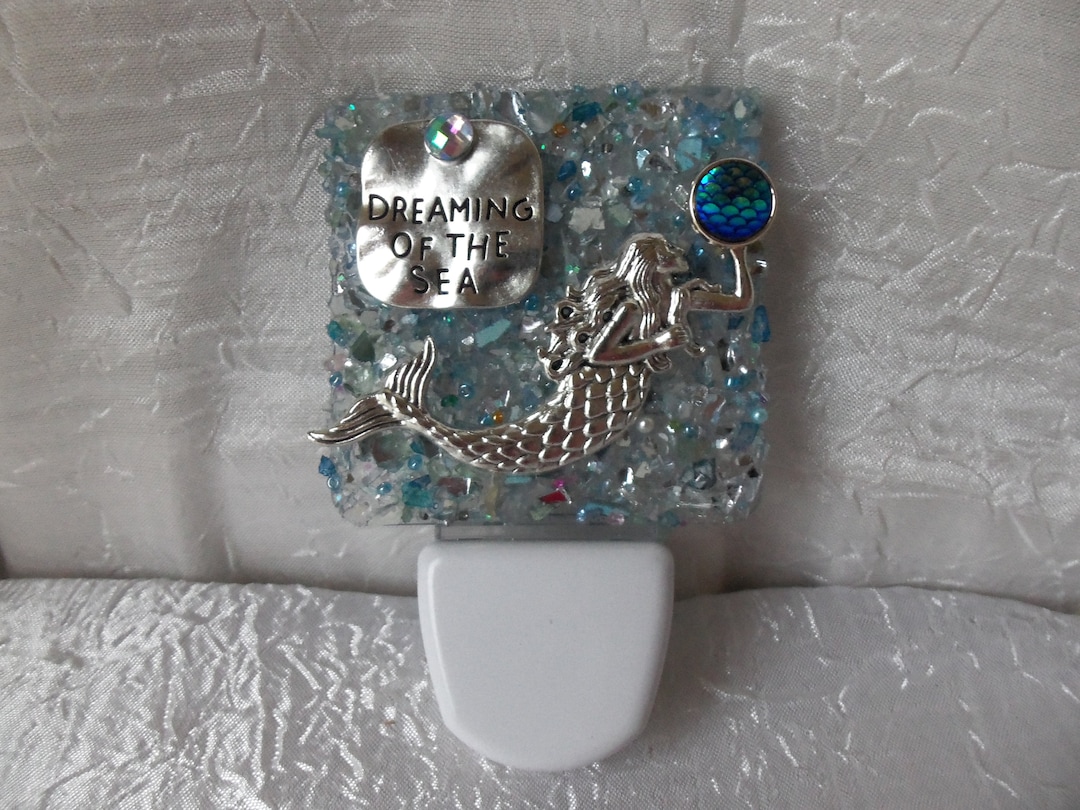 Mermaid Night Light, Night Light, Nightlight, Dreaming of the Sea ...