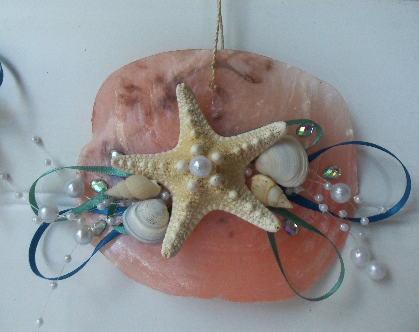 Capiz Shell Ornament Starfish Ornanent Decoration Ornament - Etsy