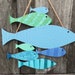 School of Fish Wall Decor Fish Wall Decor Whimsical Fish - Etsy