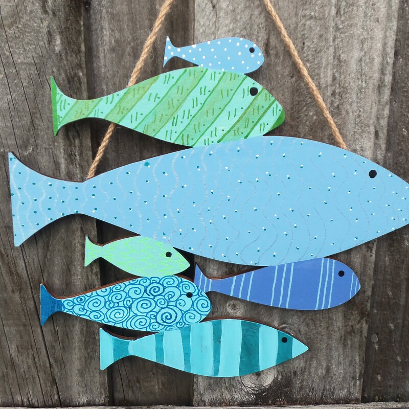 Wooden Fish Wall Decor - Etsy