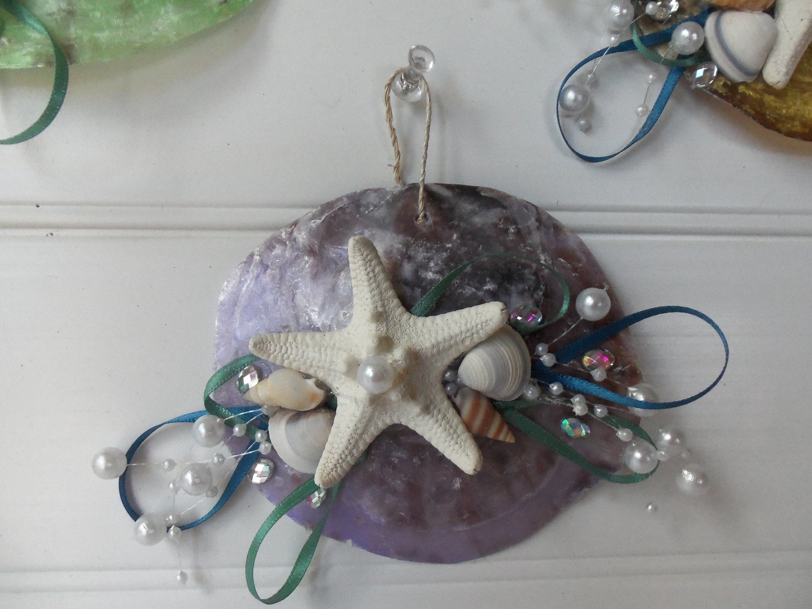 Capiz Shell Ornament Starfish Ornanent Decoration Ornament - Etsy
