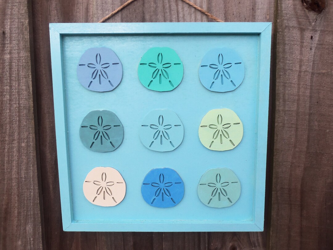 Sand Dollar Wall Decor, Sand Dollar Sign, Ocean Colors, Coastal Decor ...