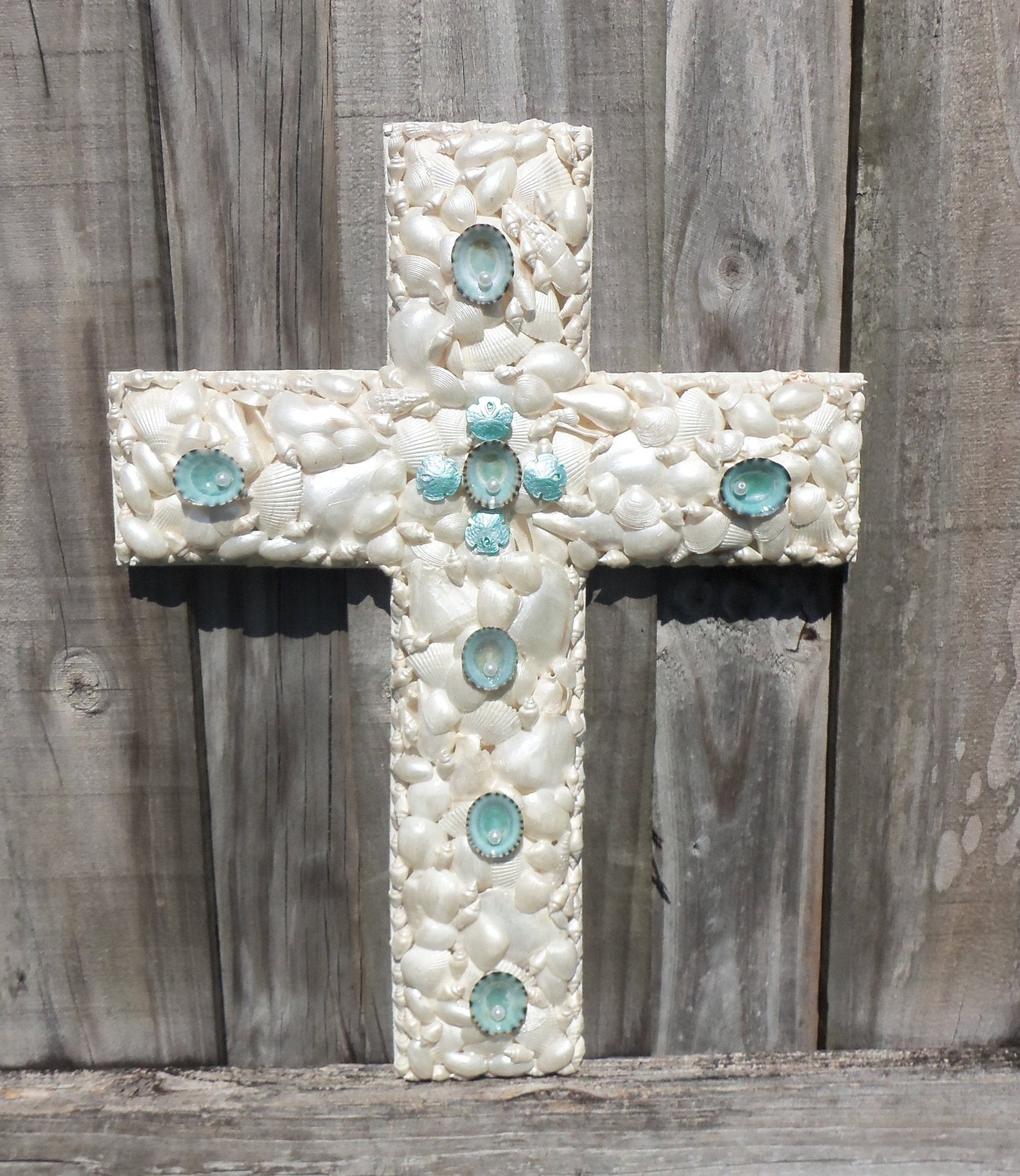 Seashell Cross Limpet Sea Shell Cross Wedding Gift Handmade - Etsy