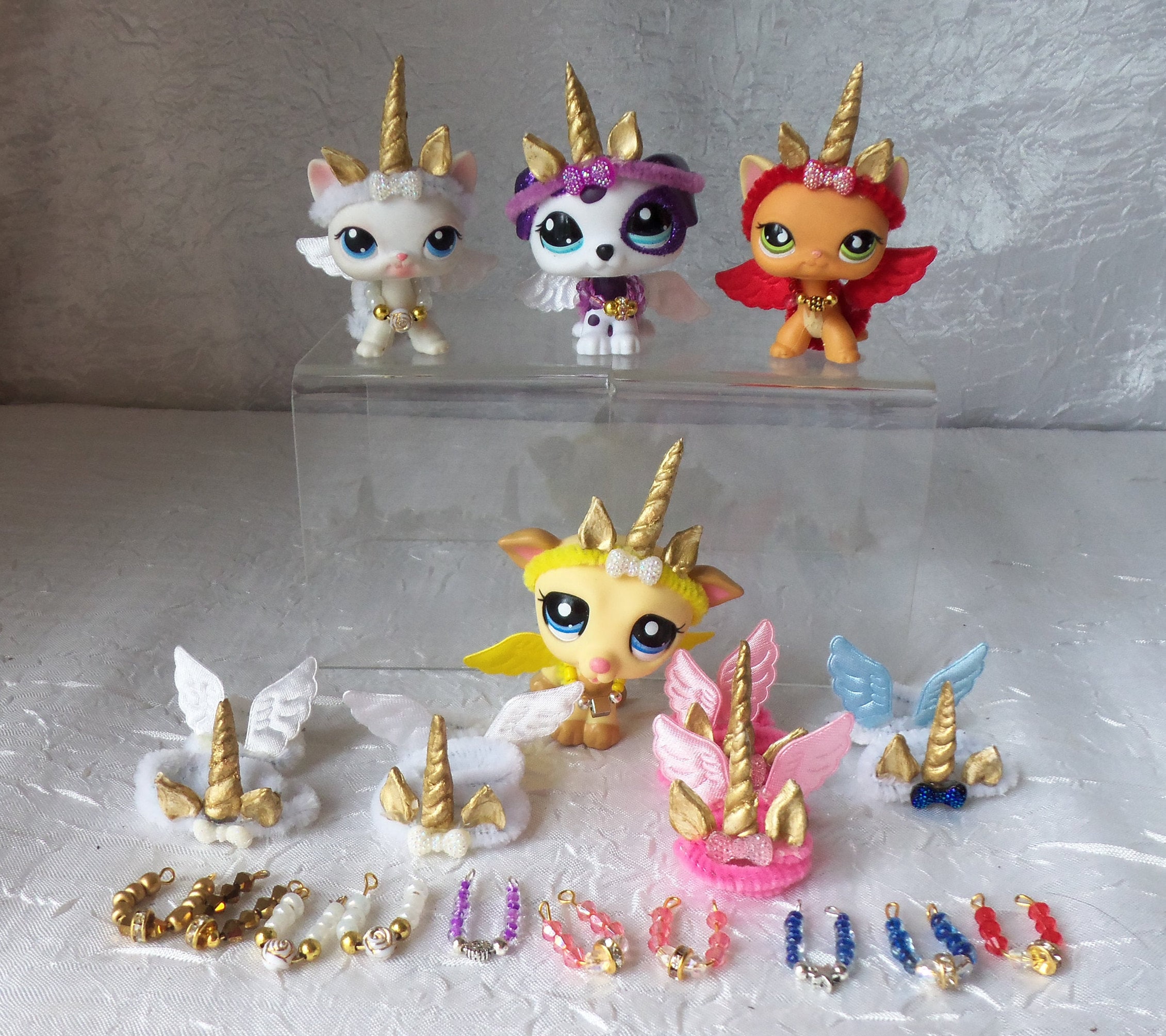 Littlest Pet Shop LPS Unicorn ONE Set Unicorn Wings Necklace - Etsy ...