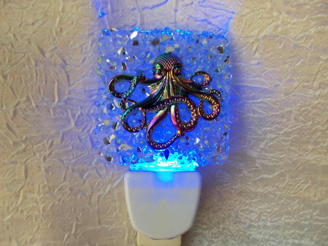Octopus Night Light Night Light Nightlight Multicolored - Etsy