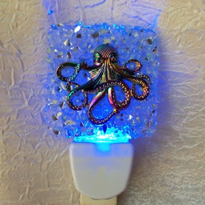 Octopus Night Light, Night Light, Nightlight, Multicolored Octopus ...