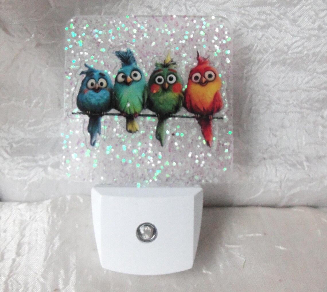 Night Lights, Bird Night Light, Nightlight, Birds, Dusk Til Dawn, LED ...