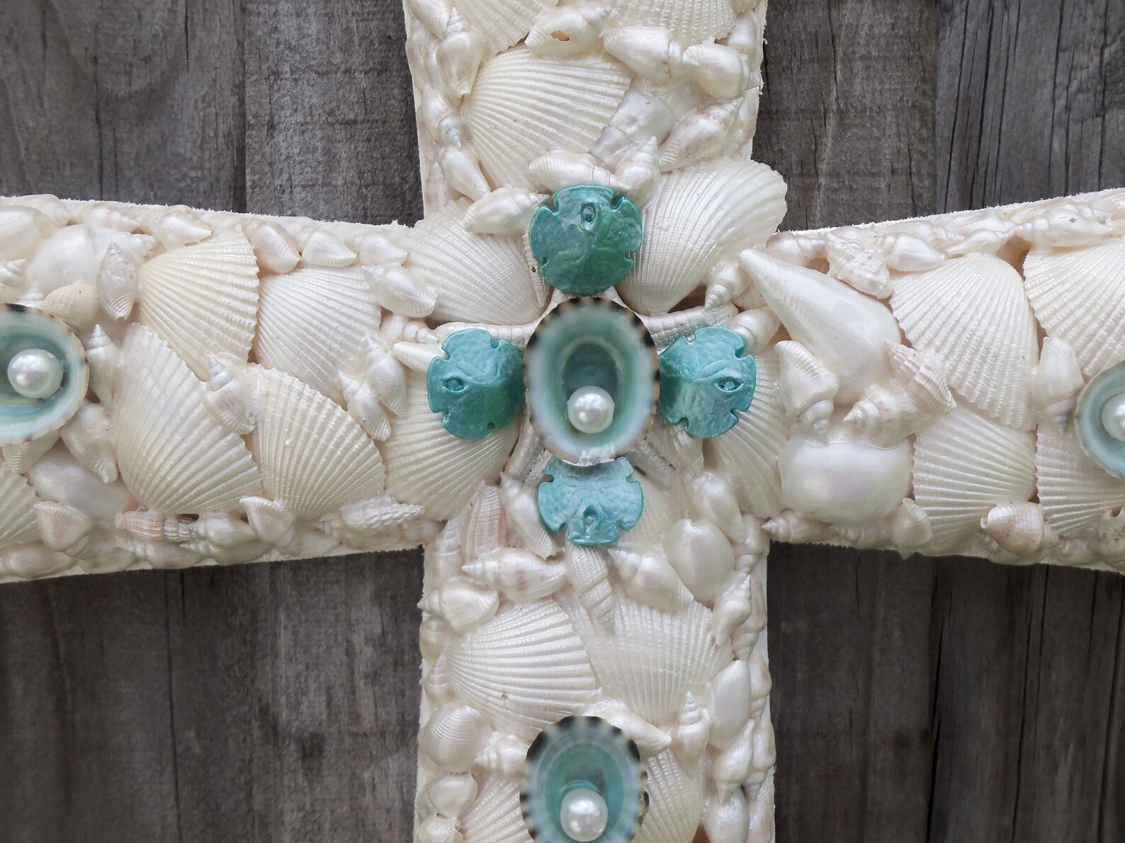 Seashell Cross Shell Cross Wedding Gift Handmade Cross | Etsy