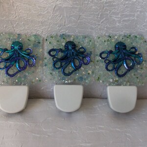 Octopus Night Light, Night Light, Nightlight, Blue Purple Octopus, Dusk ...