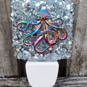 Octopus Night Light, Night Light, Nightlight, Multicolored Octopus ...