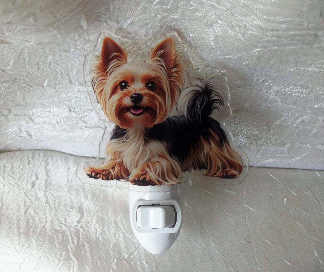 Night Light, Yorkshire Terrier Night Light, Nightlight, Acrylic Night ...