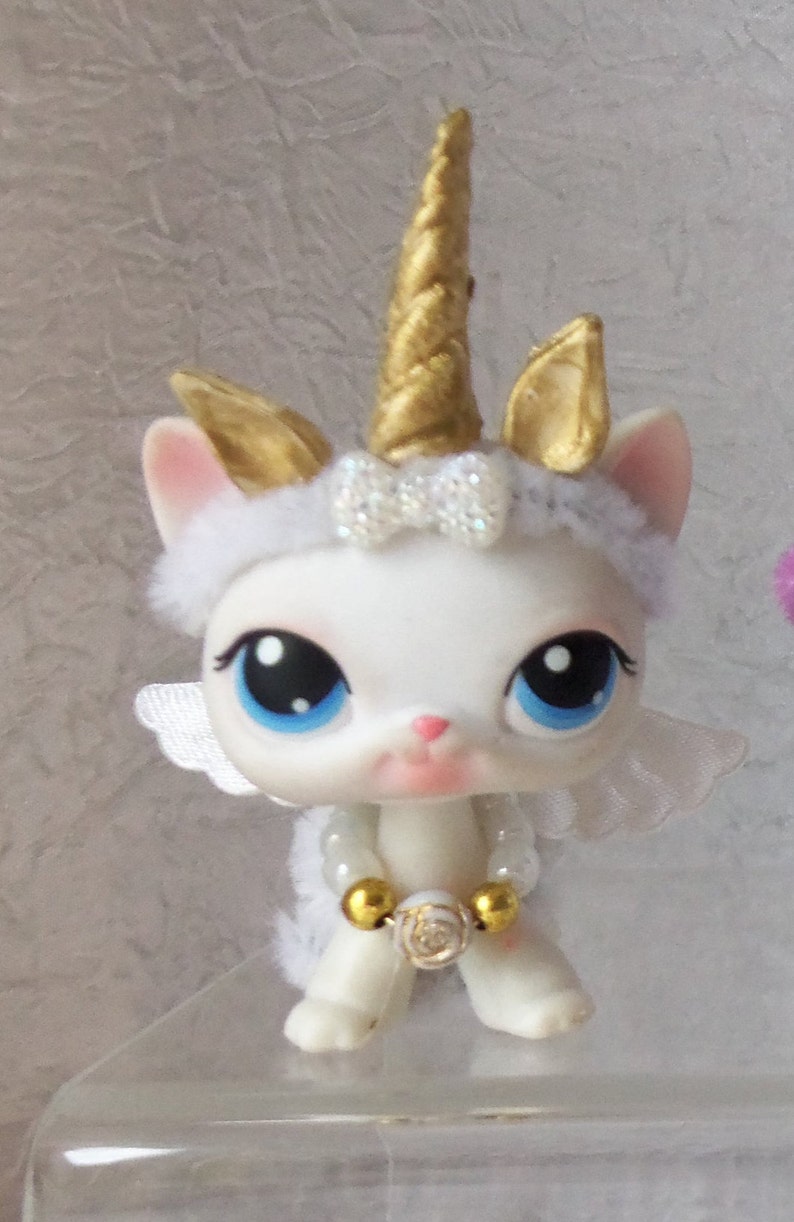 Littlest Pet Shop LPS Unicorn ONE Set Unicorn Wings Necklace Custom ...