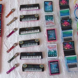 Littlest Pet Shop LPS Lot of 11 Custom Accessories iPad Computer ...