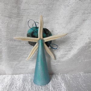 Starfish Capiz Shell Tree Topper, Starfish, Coastal, Nautical, Beach ...