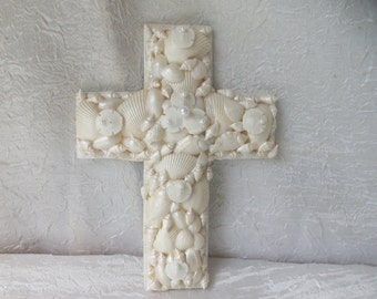 Seashell Cross - Etsy