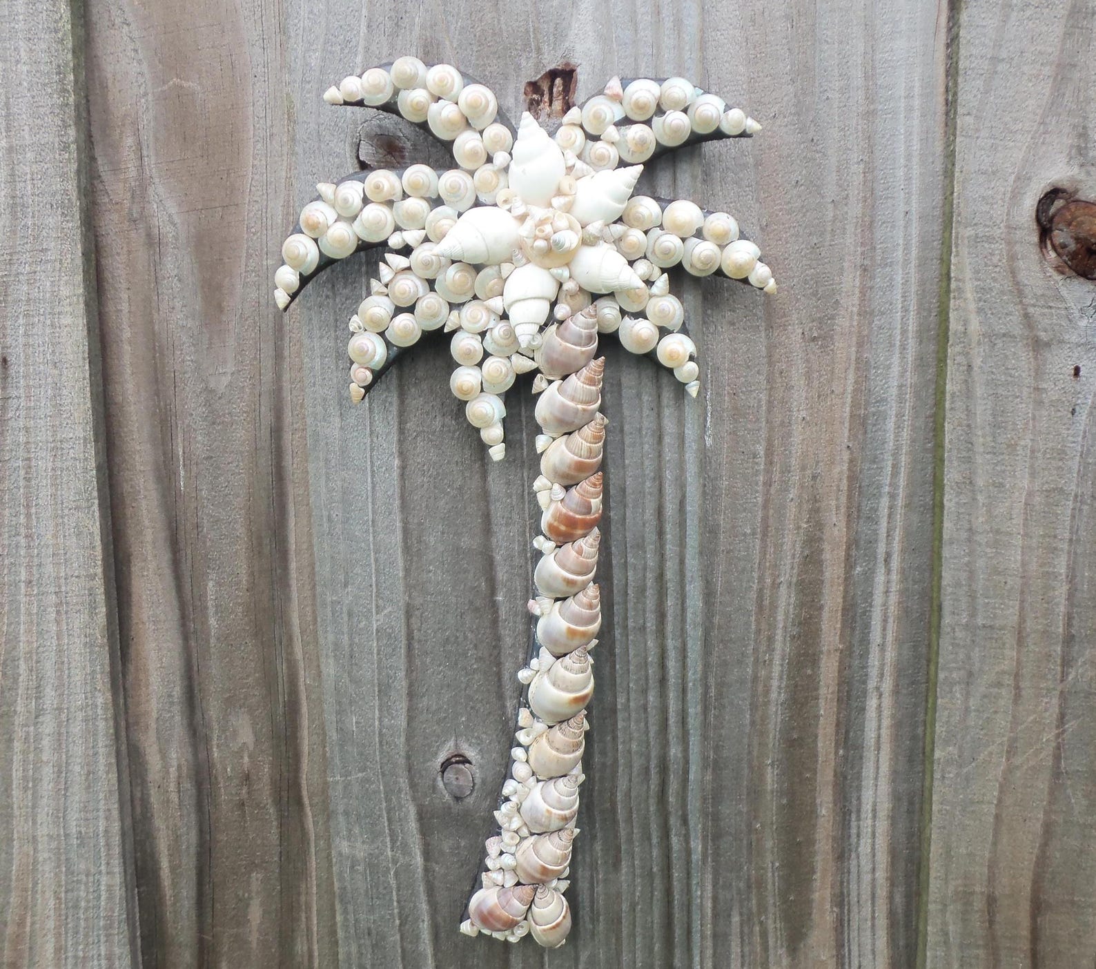 Seashell Palm Tree Wall, Wall Decor, Shell Palm Tree, Palm Tree ...