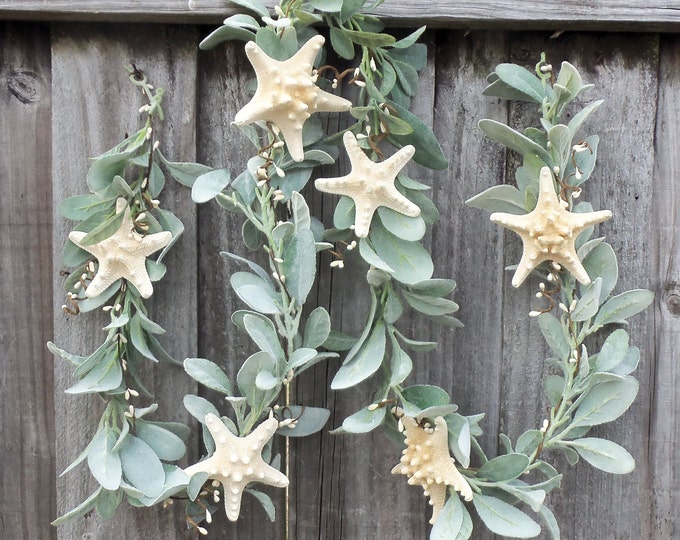 Starfish Garland Lambs Ear Garland Wedding Garland Beach - Etsy