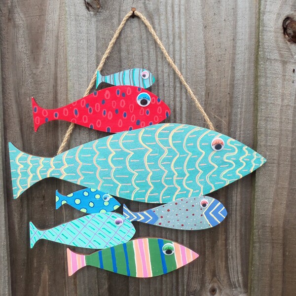 Whimsical Fish Art - Etsy