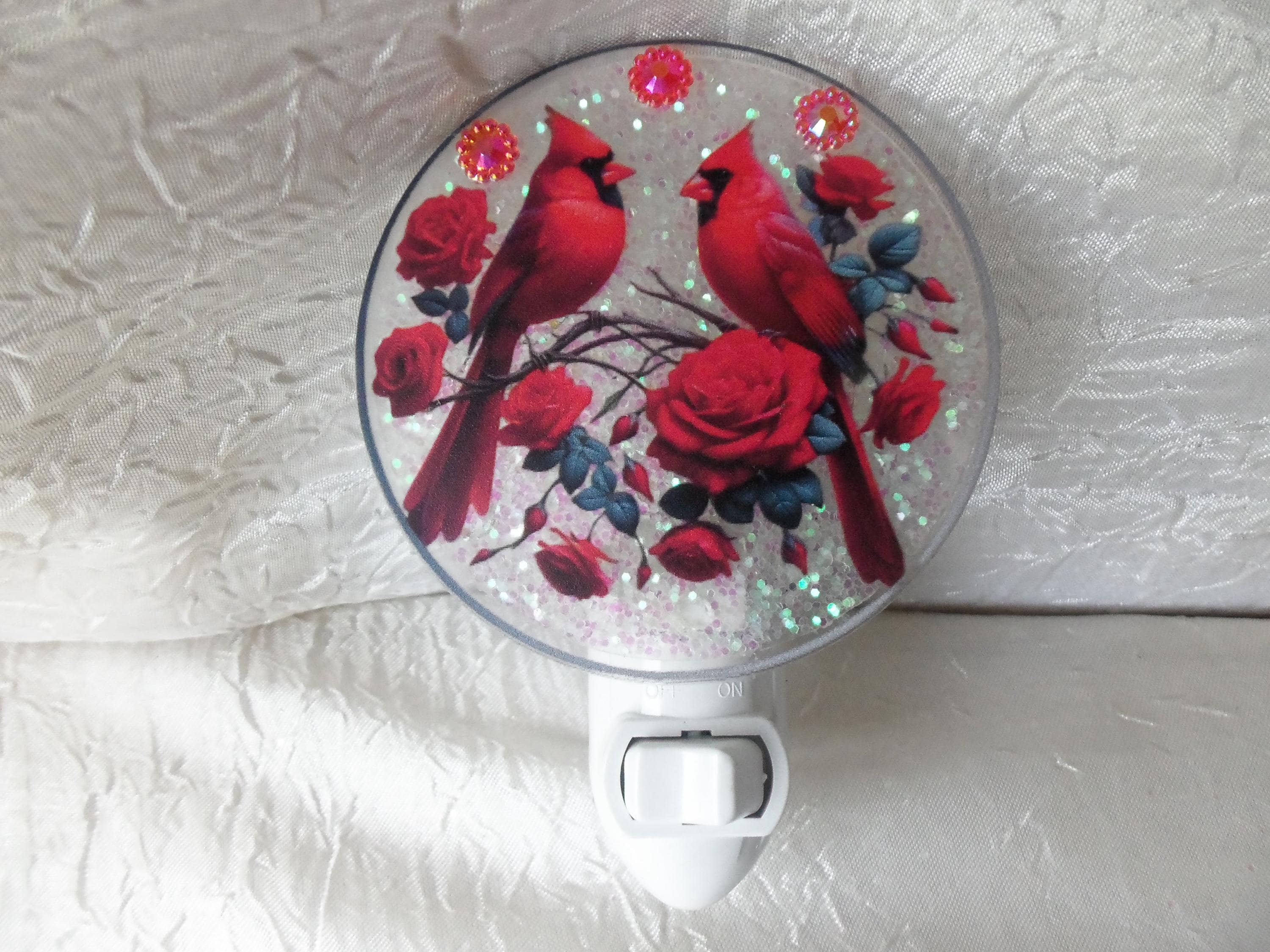 Night Lights, Cardinal Night Light, Nightlight, Acrylic Night Light, on ...