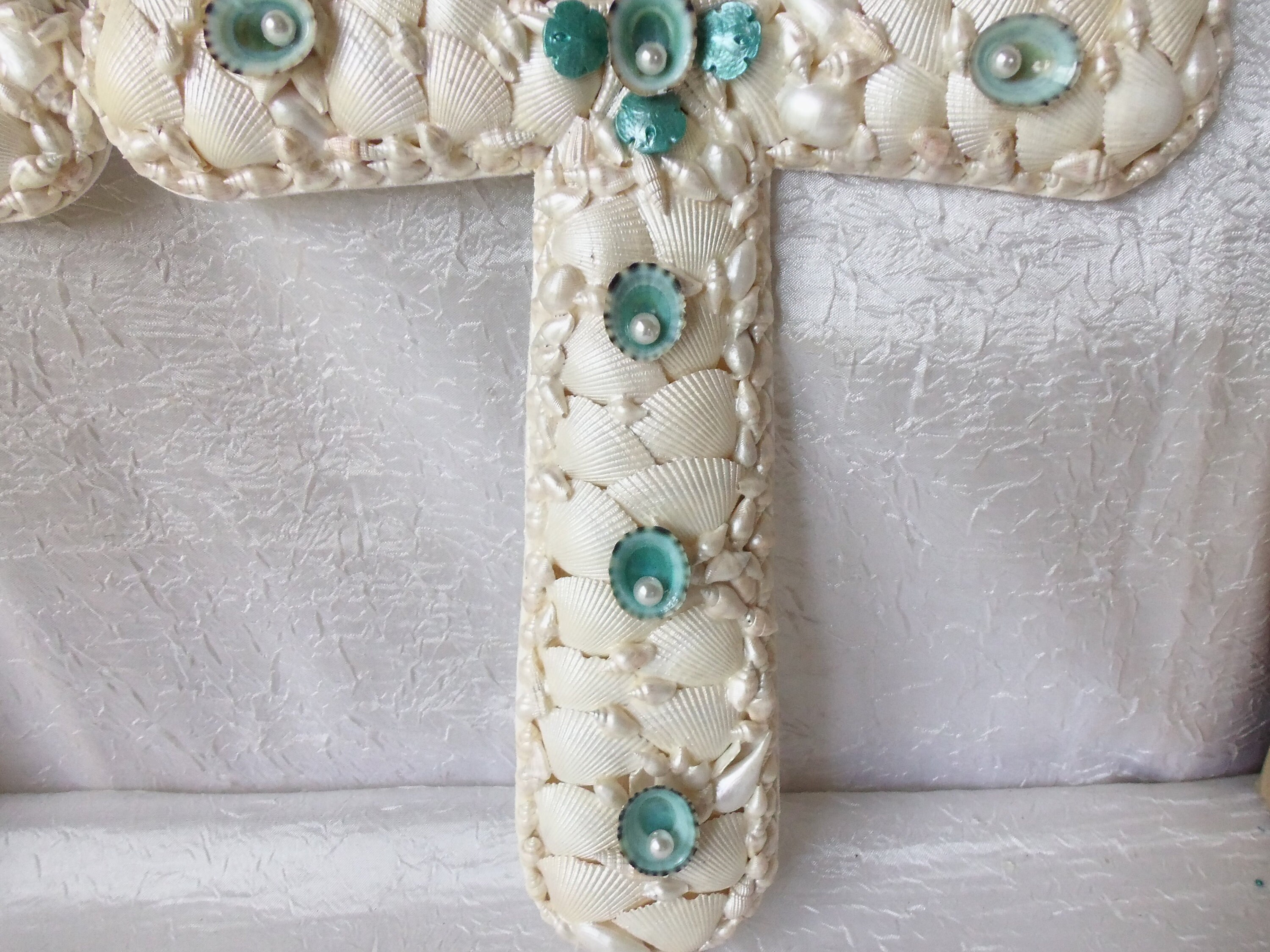 Seashell Cross Shell Cross Wedding Gift Handmade Cross | Etsy