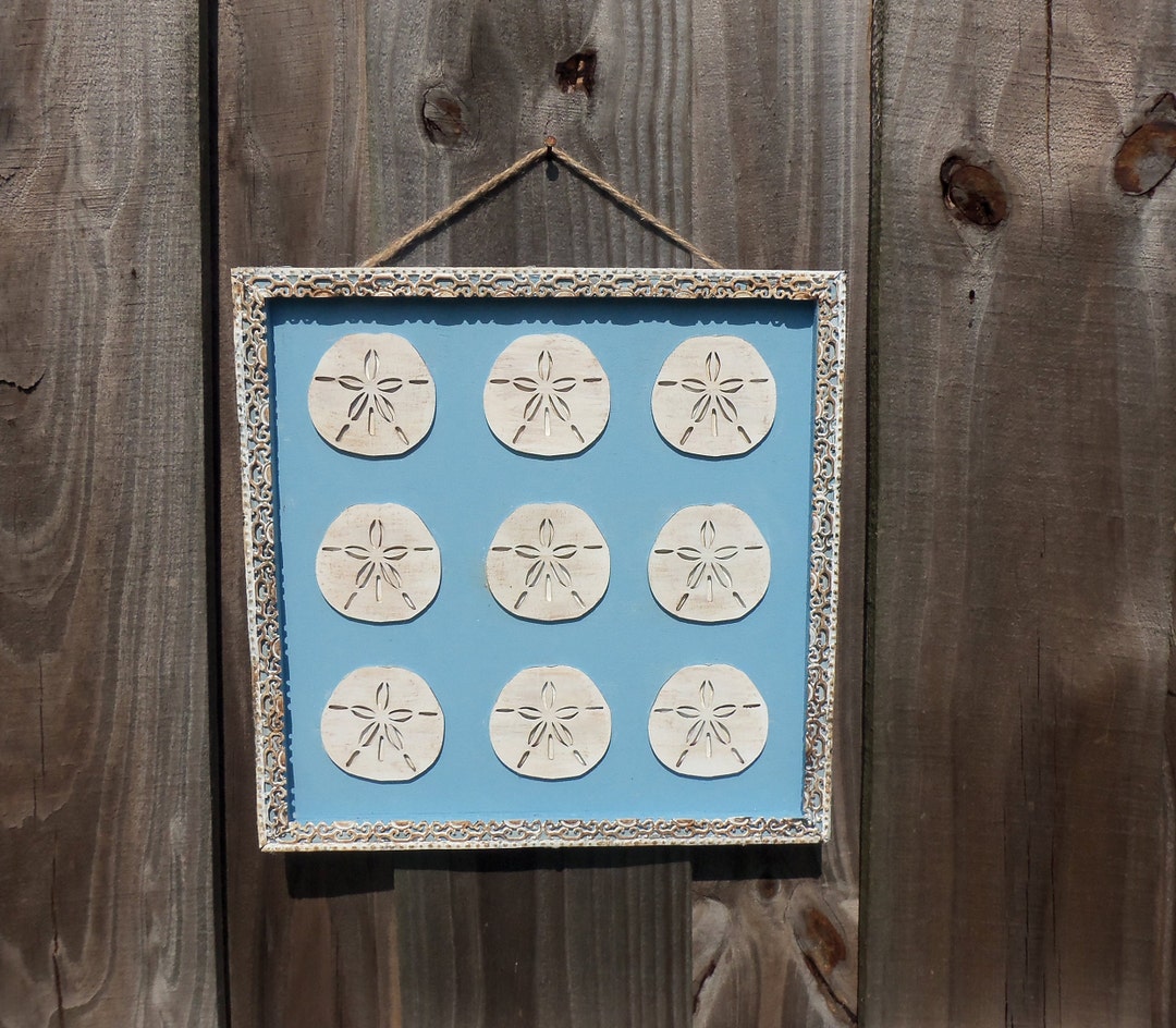 Sand Dollar Wall Decor Sand Dollar Sign Rustic Wall Decor - Etsy