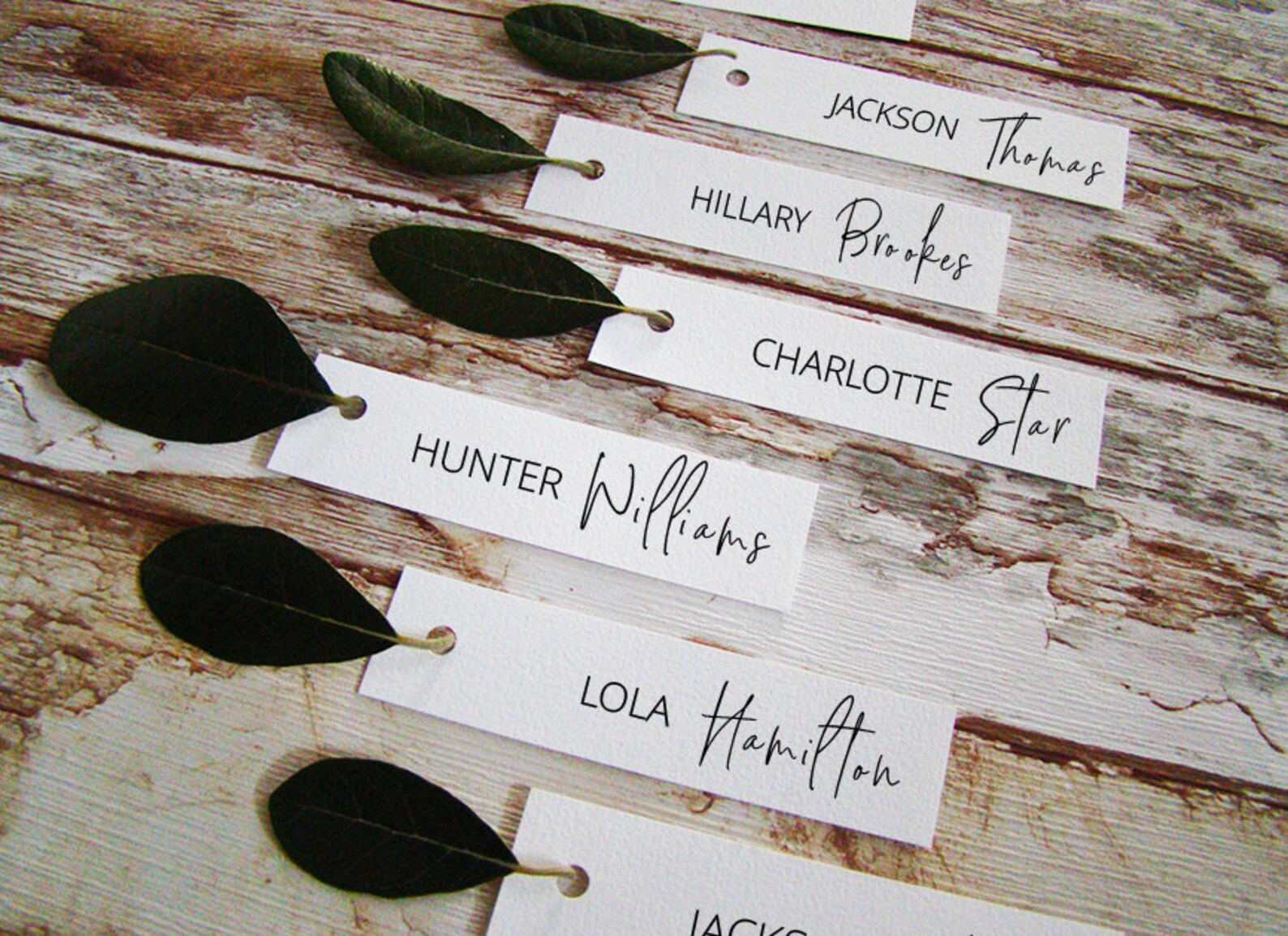 Simple Wedding Name Tag Template Printable Wedding Tags Etsy