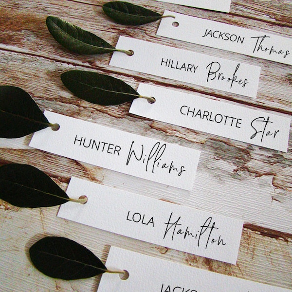 Wedding Name Tags - Etsy