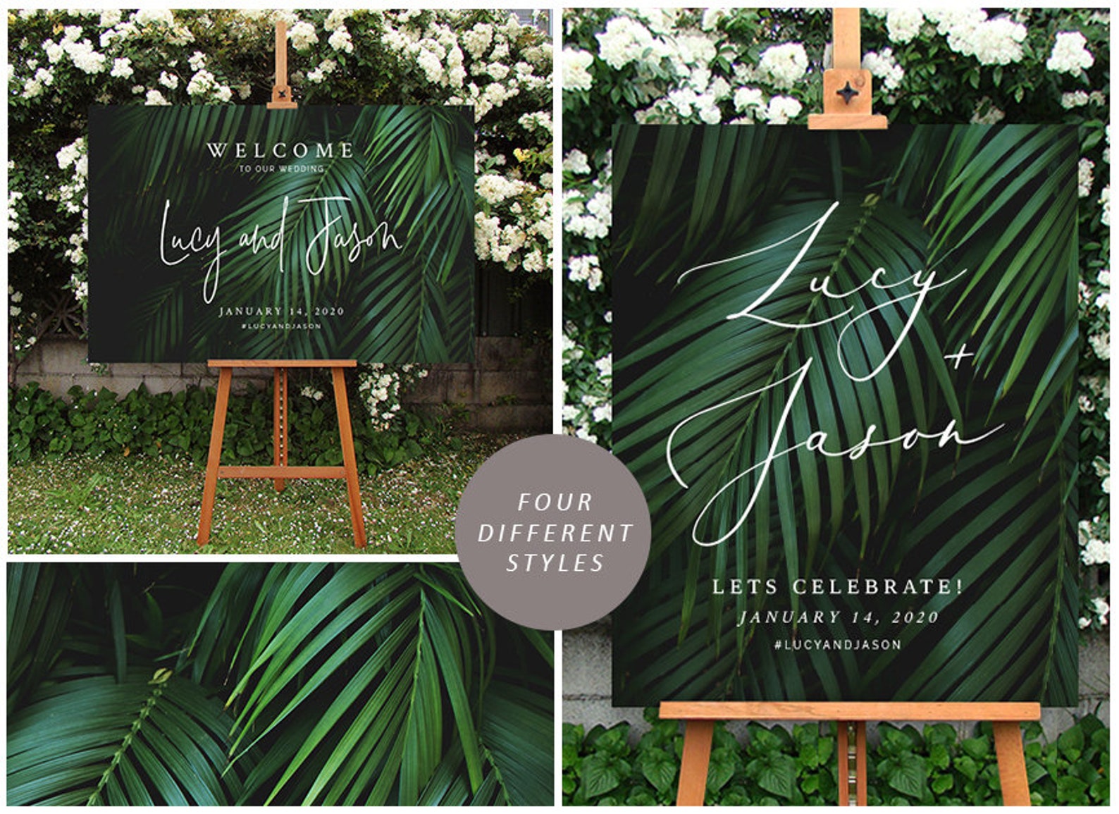 Tropical Welcome Sign Welcome Sign Template Printable | Etsy