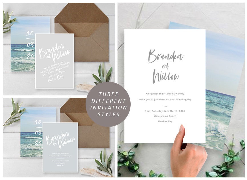 Wedding Invitations Wedding Invitation Template Printable | Etsy