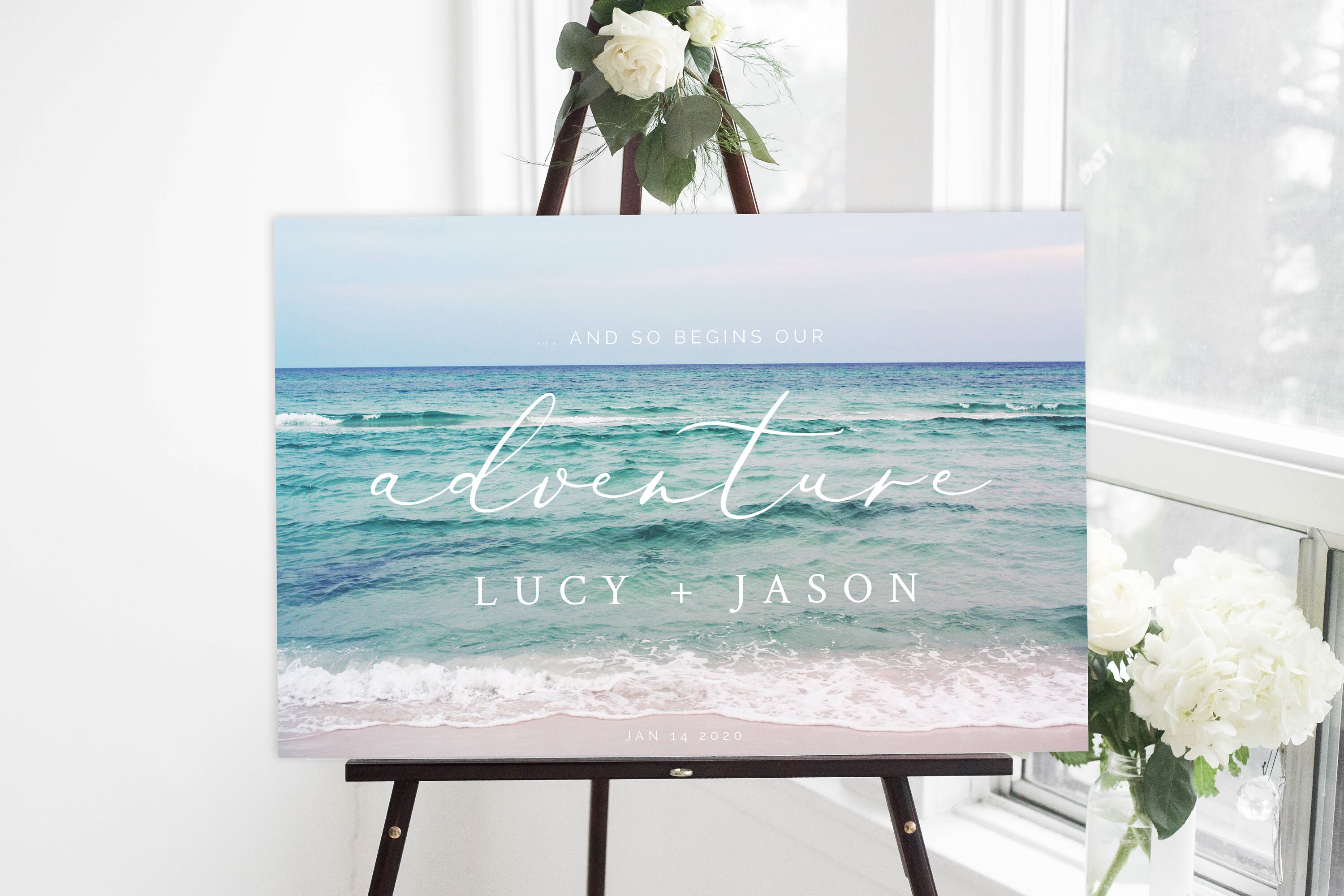 Beach Welcome Sign Welcome Sign Template Printable Wedding | Etsy