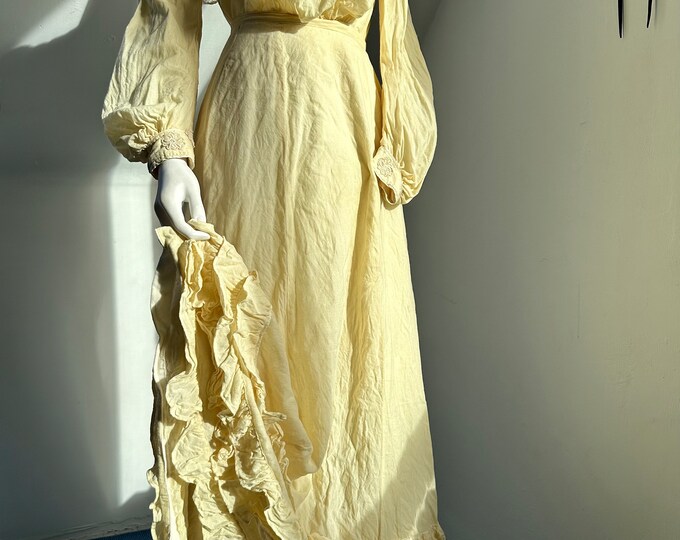 Antique Edwardian 1900s Wedding Blouse Skirt Dress - Etsy
