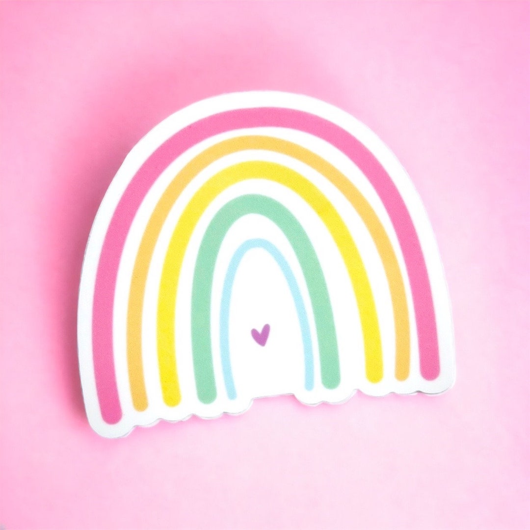 Pastel Rainbow Stickers for Girls, Cute Stickers for Kindle, Tween Girl ...