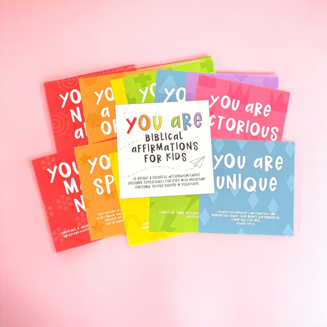 Children's Scripture Cards With Stand, Encouraging Bible Verses for ...