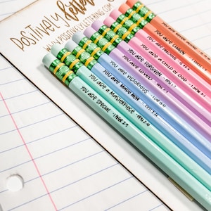 Biblical Affirmation Positive Pencils Set of 10, You Are Special ...