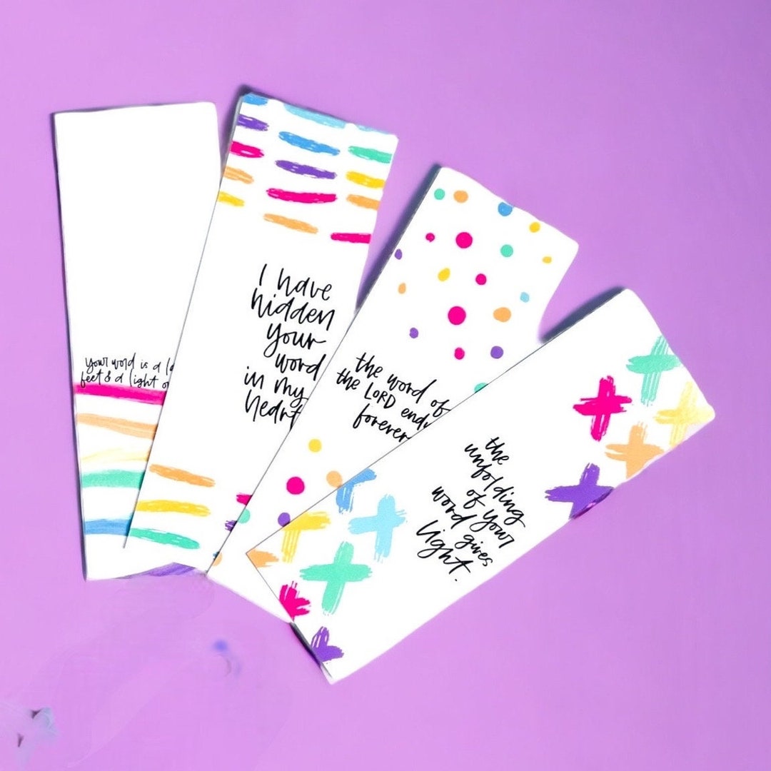 Colorful Bookmark for Bible Journaling Supplies, Book Gifts for Book ...
