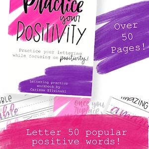 Hand Lettering Bundle, Learn Lettering Bundle, Beginner Lettering Kit ...