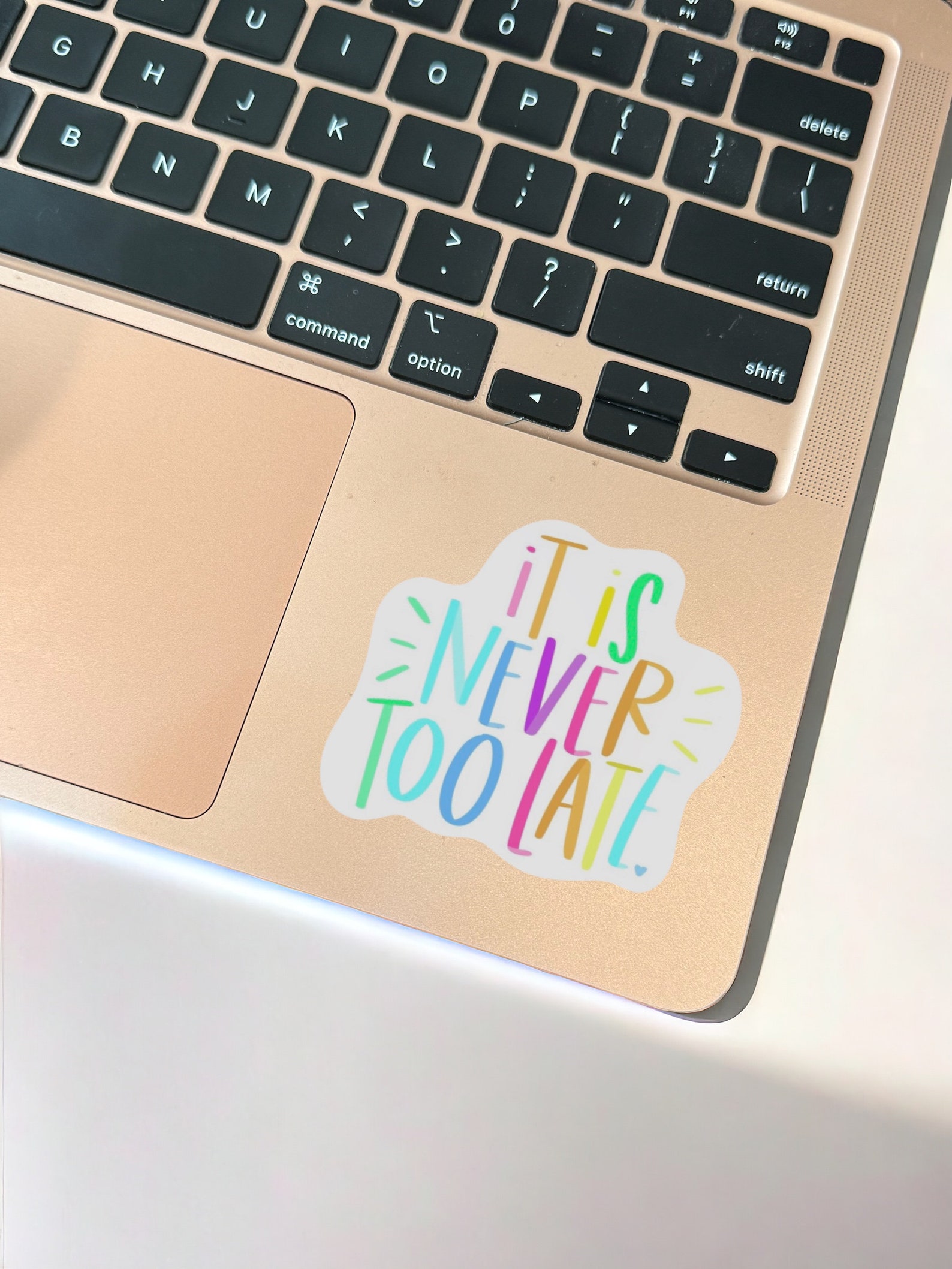 Never Too Late Positive Stickers for Kindle, Encouragement Gifts for ...
