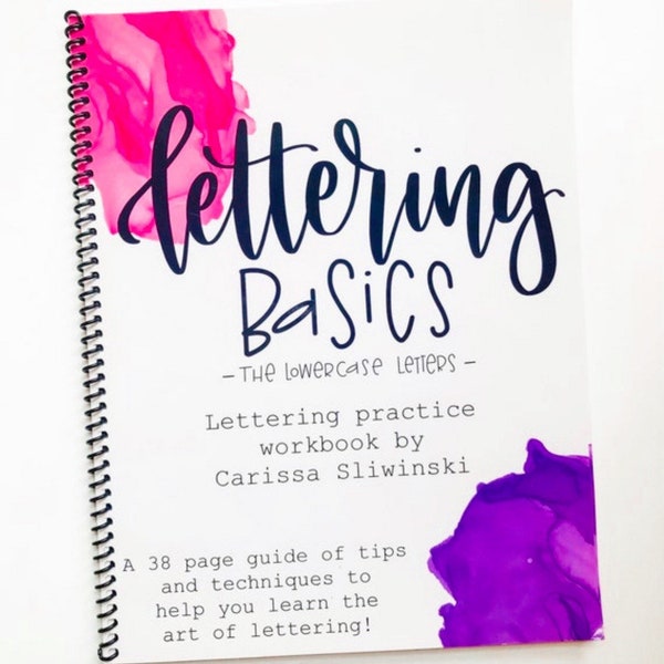 Hand Lettering Workbook - Etsy