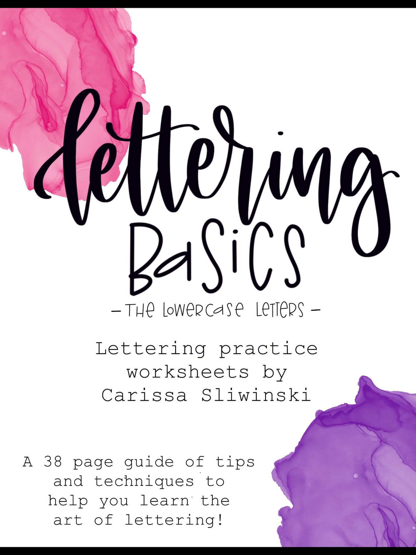 Learn Lettering Beginner Lettering Digital Lettering | Etsy