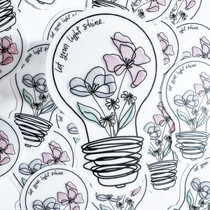 Let Your Light Shine Sticker for Laptop, Matthew 5 16 Bible Verse Gifts ...