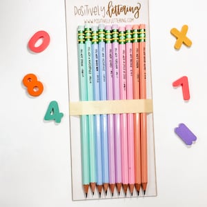 Biblical Affirmation Positive Pencils Set of 10, You Are Special ...