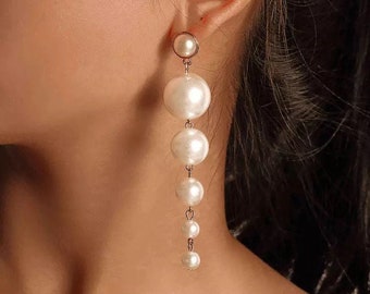 Imeora Pearl Earrings 2024 www.alhudapk