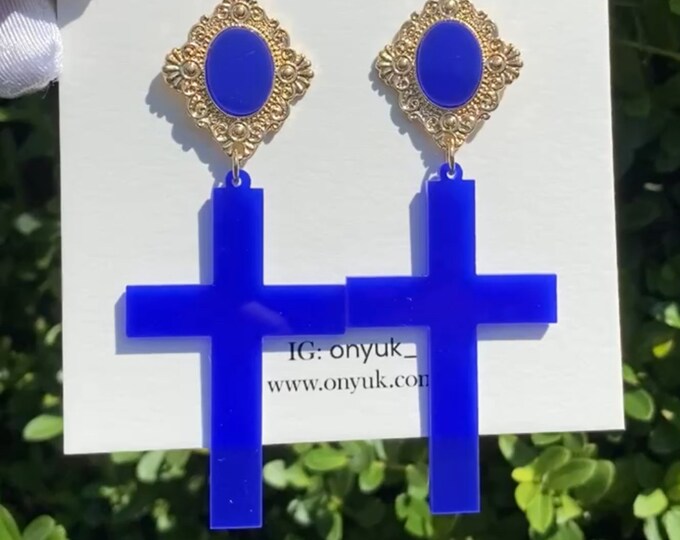 Large Cross Earrings: Minimalist Christian Jewelry - Etsy Canada