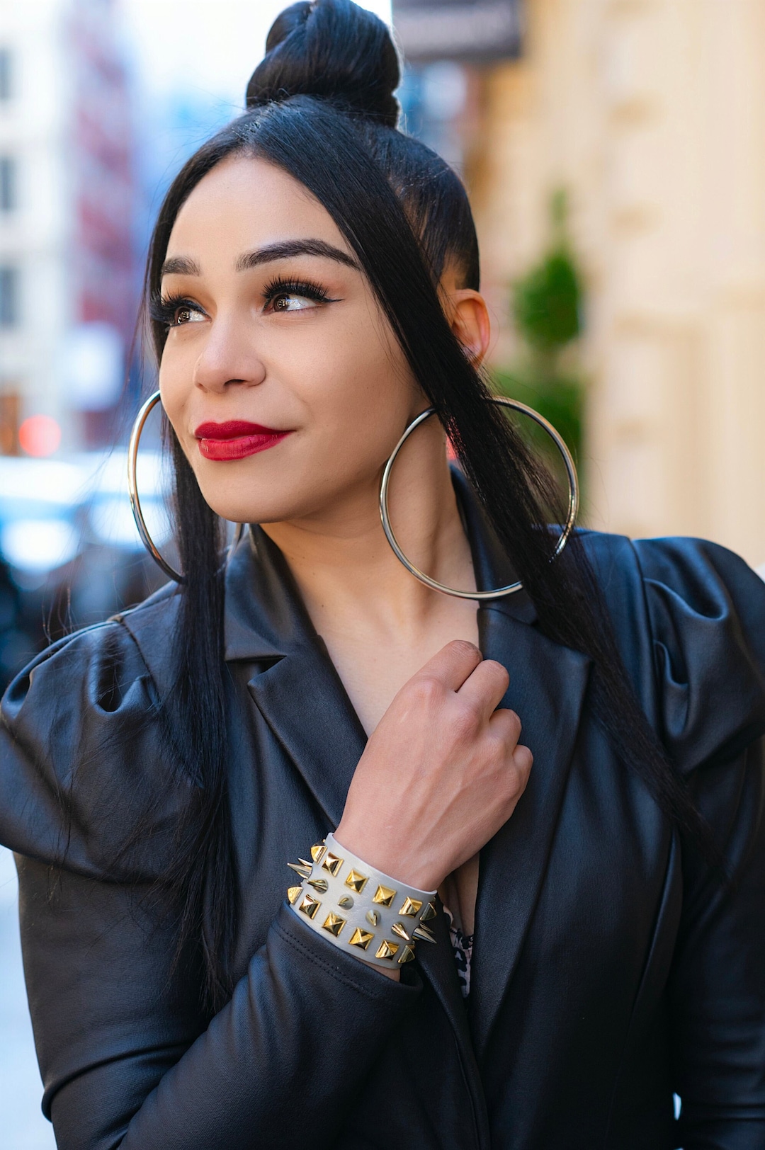 Oversize Earrings, Hoop Earrings, Big Earrings, Silver Hoop Earrings ...