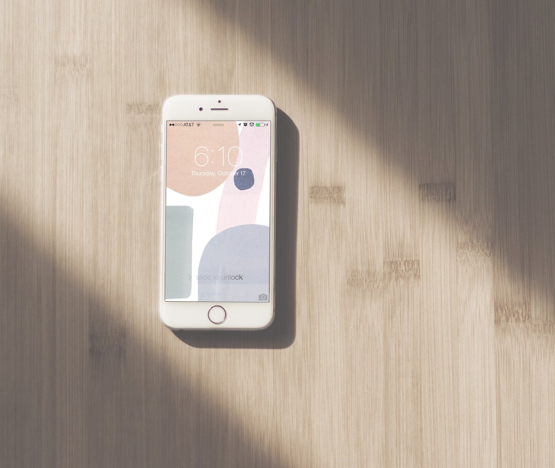 Shapes Iphone/android Wallpaper/ Lock Screens Cell Phone - Etsy