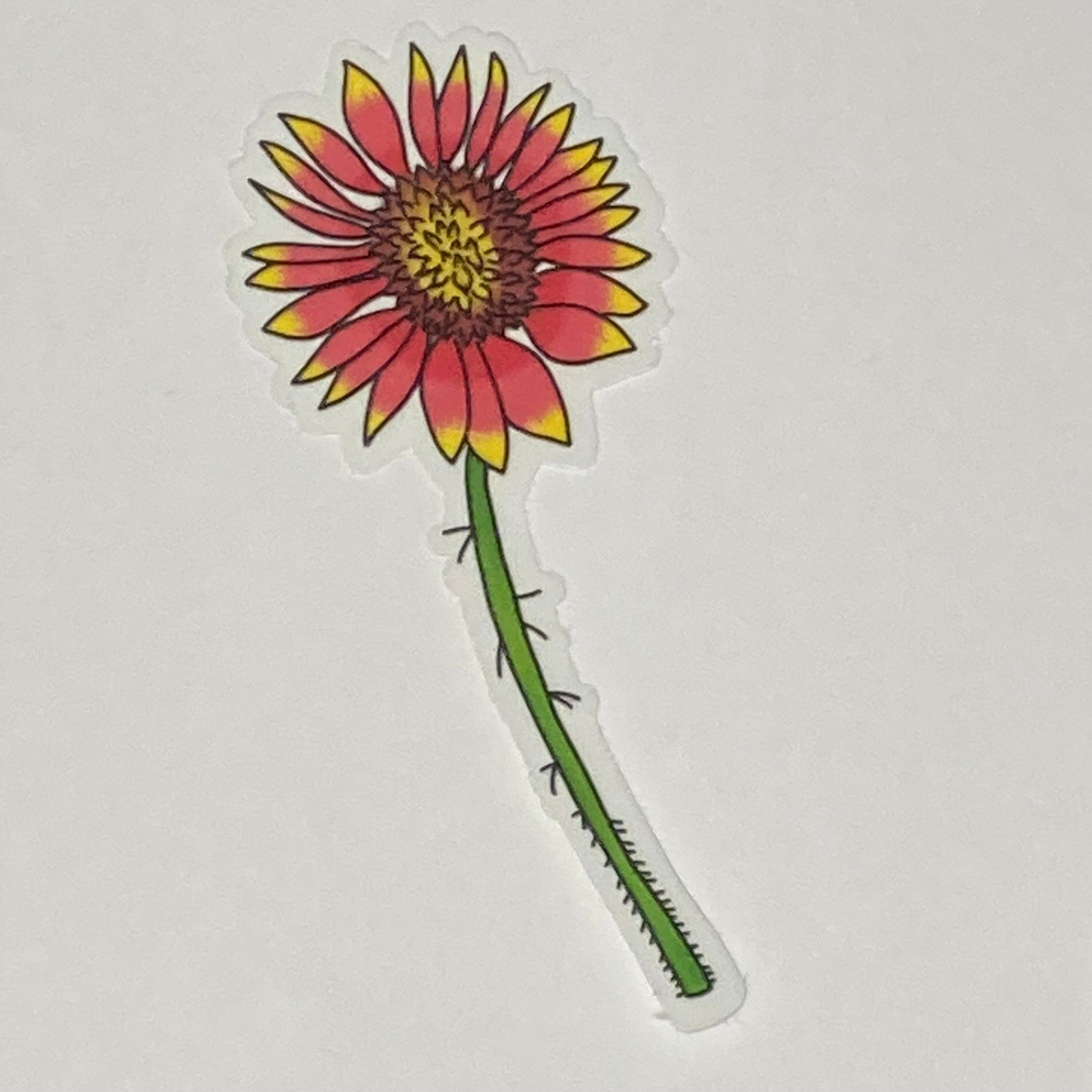 Blanket Vinyl Sticker | Wild Flower Sticker | Waterproof Sticker ...